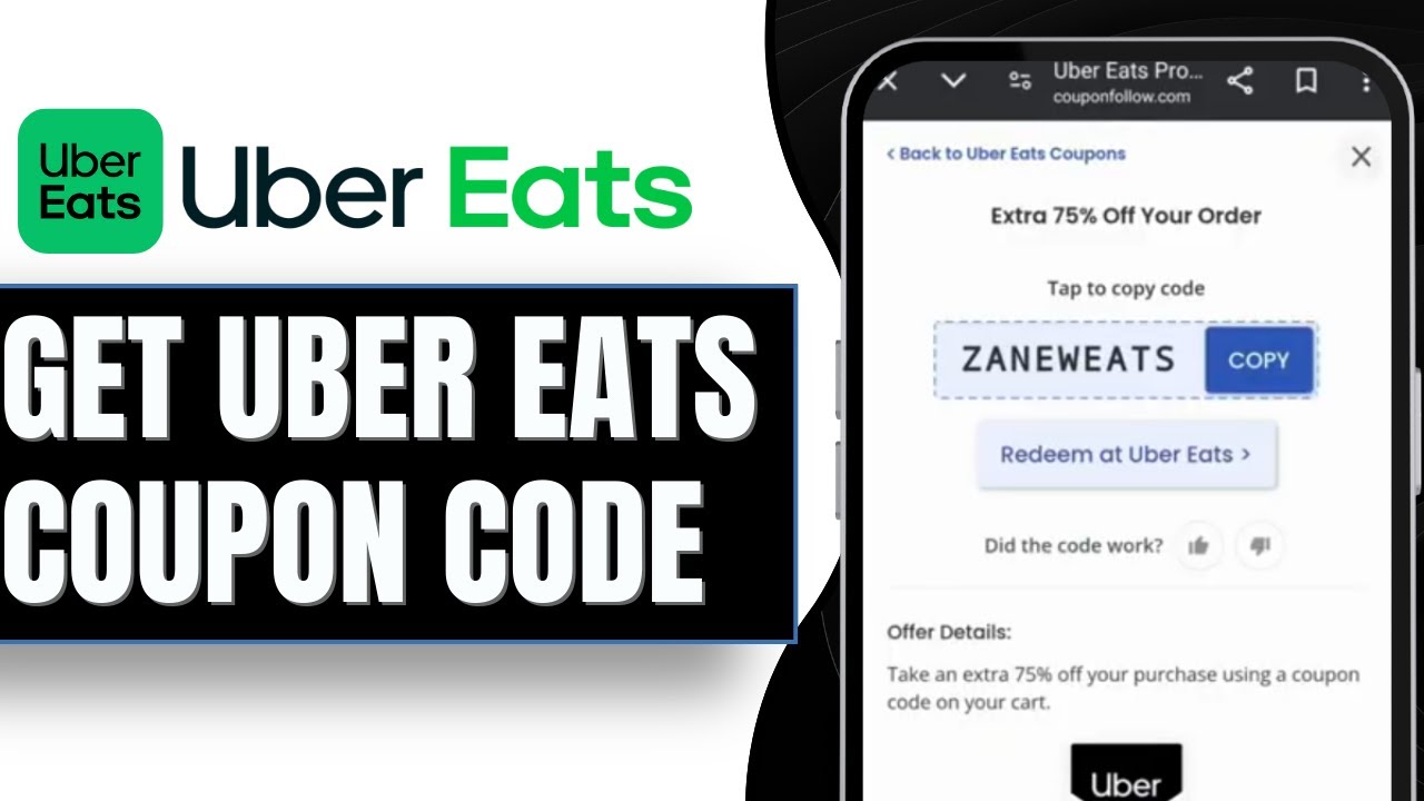 How to Get Uber Eats Coupon Code (2024) - YouTube
