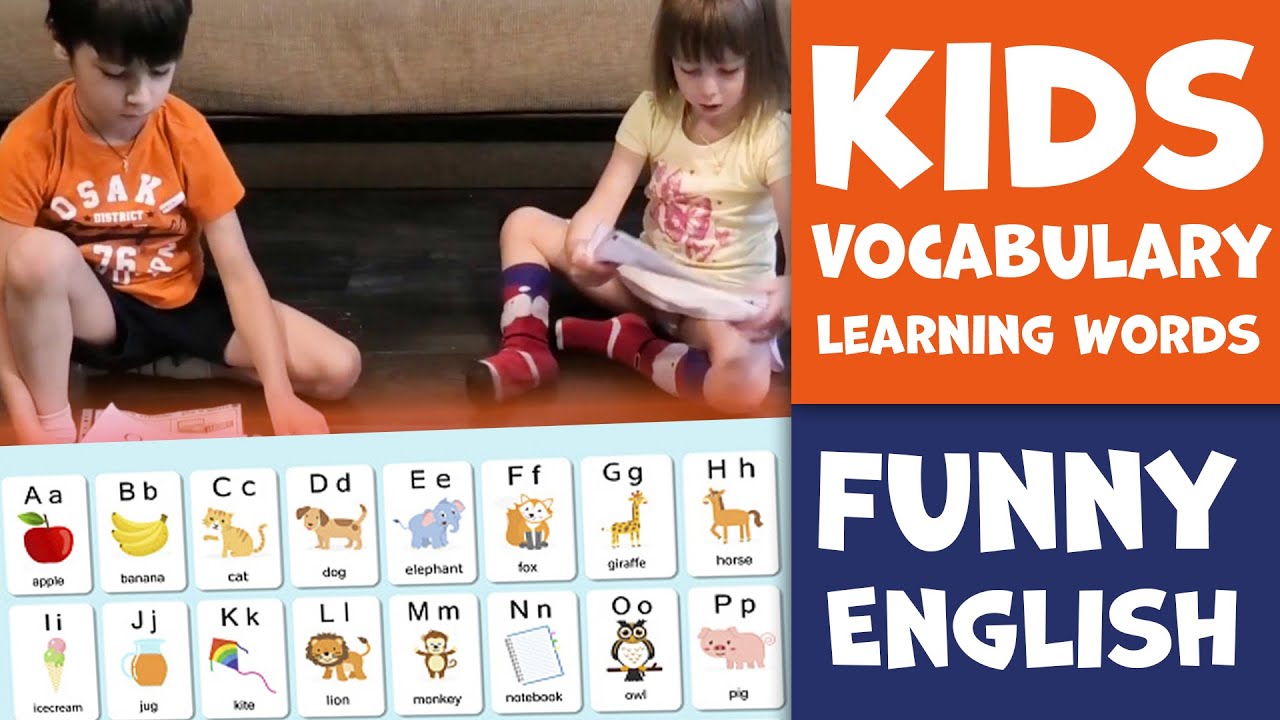 Kids Vocabulary ⭐ Funny English ⭐ Learning English Words - YouTube