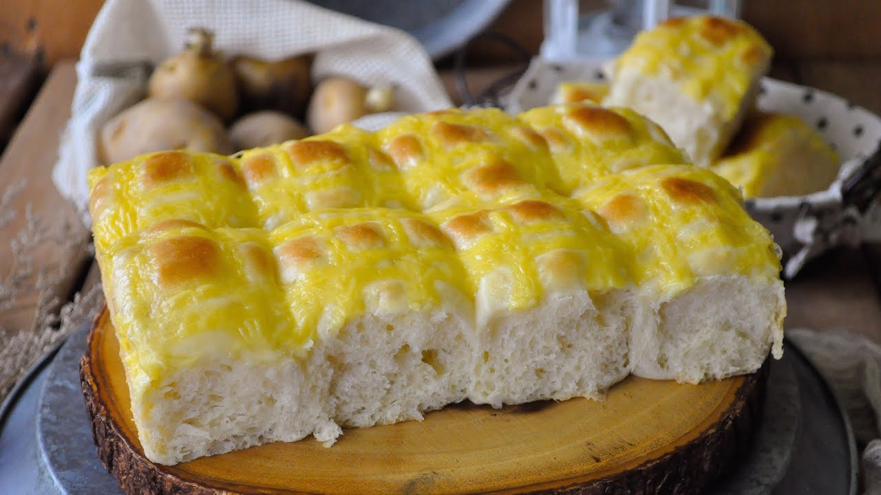 ROTI KENTANG LEMBUT / potato bun custard.. buat sendiri je lebih jimat ...