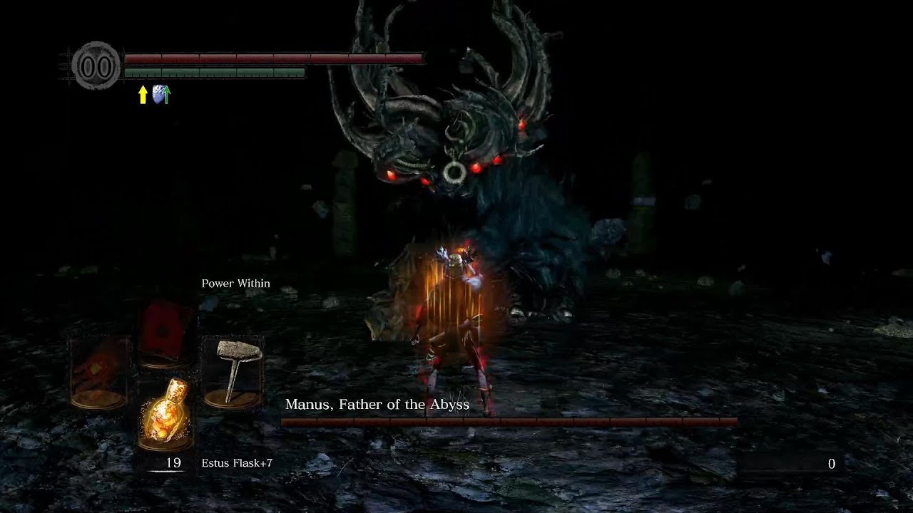 Dark Souls 1 Manus lvl 50 cap - YouTube
