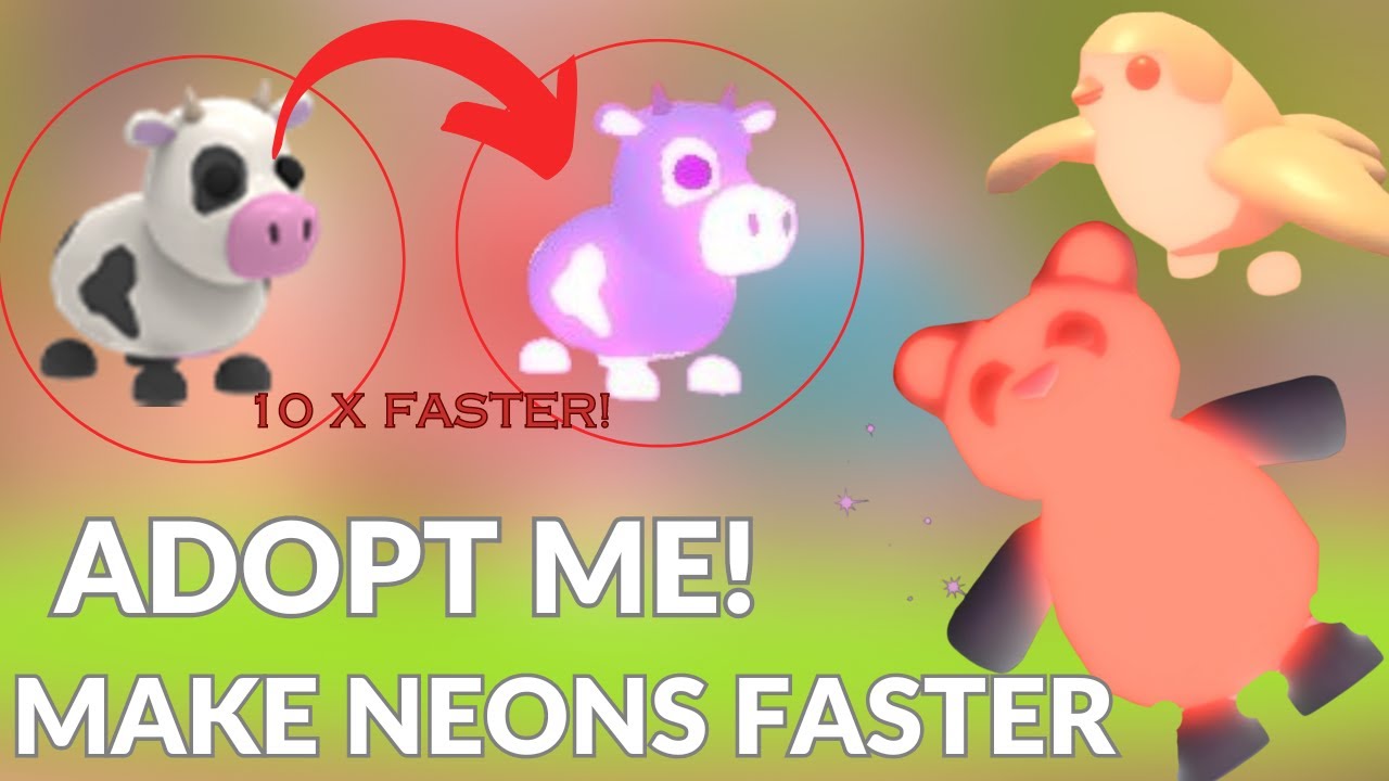 💥SUPER FAST💥 Make Neons And Megas Fast In Adopt Me ROBLOX - YouTube