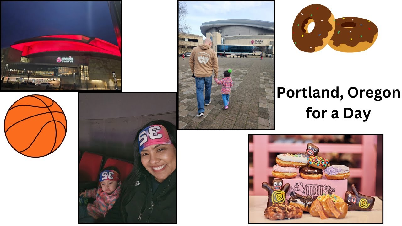 Jasmine first NBA Game. Portland, Oregon - YouTube