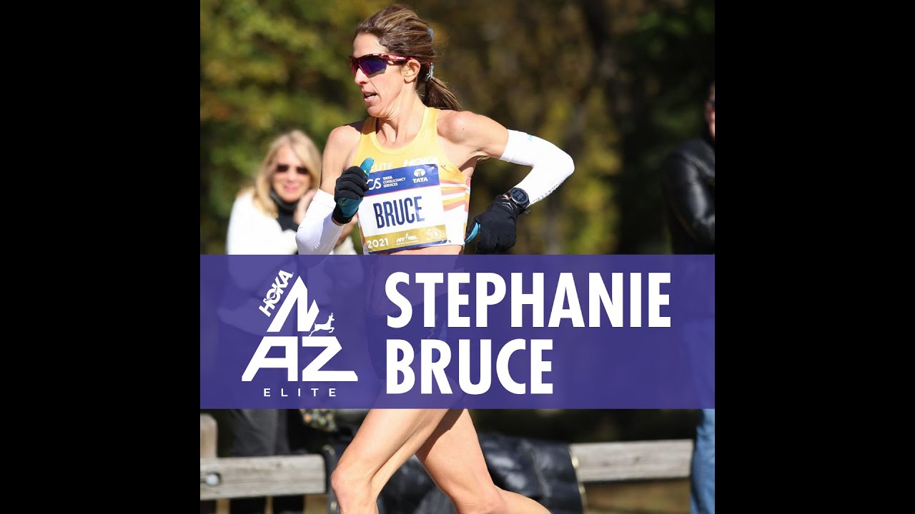 Let's Go Stephanie Bruce! | 2022 Boston Marathon | HOKA NAZ Elite - YouTube
