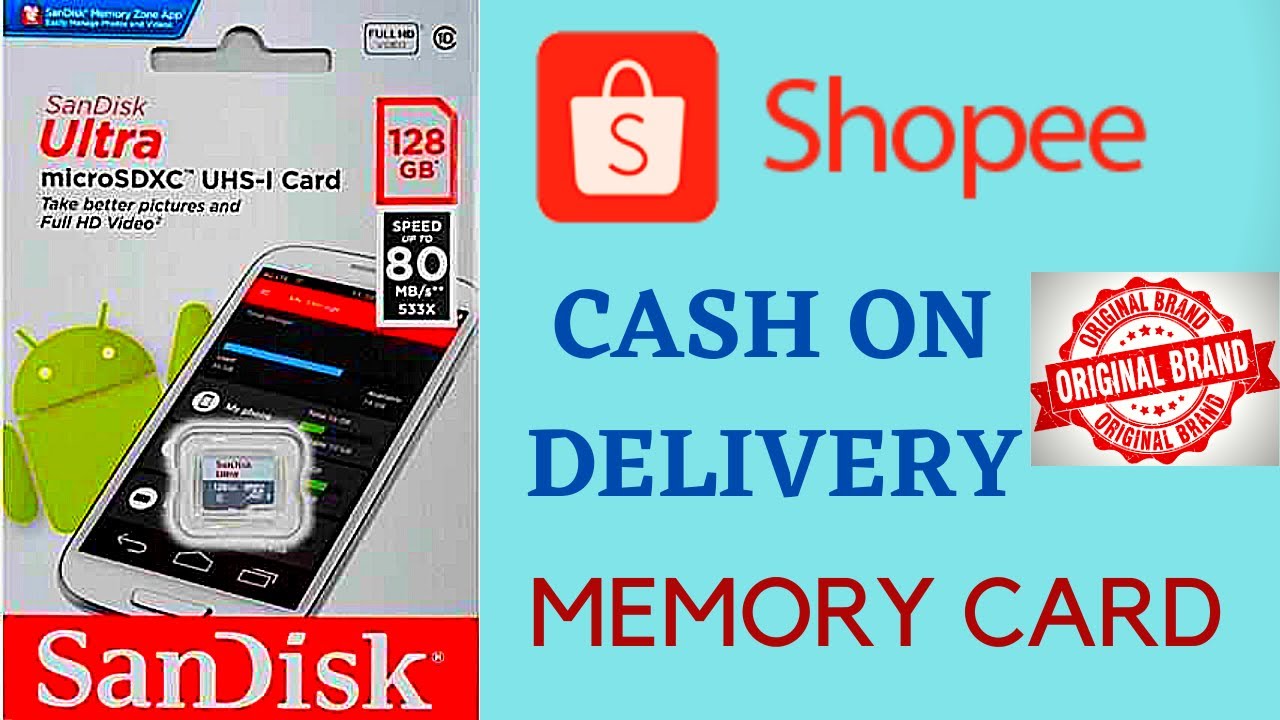 MURA AT ORIGINAL NA SD MEMORY CARD SA SHOPEE | TUTORIAL CLEO - YouTube