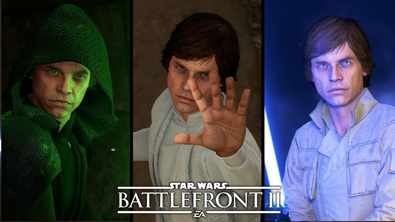 3 Luke Skins #2! - Star Wars Battlefront 2 Mods - YouTube
