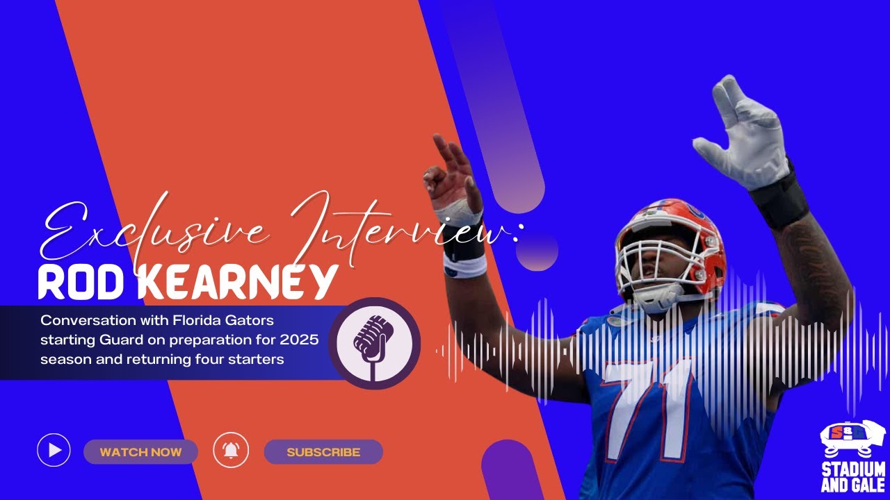 Florida Gators Rod Kearney Ready to Build Best Line in the SEC - YouTube