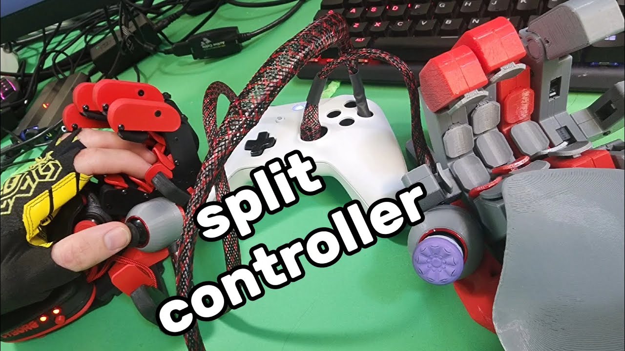 split Xbox controller {vertical } live - YouTube
