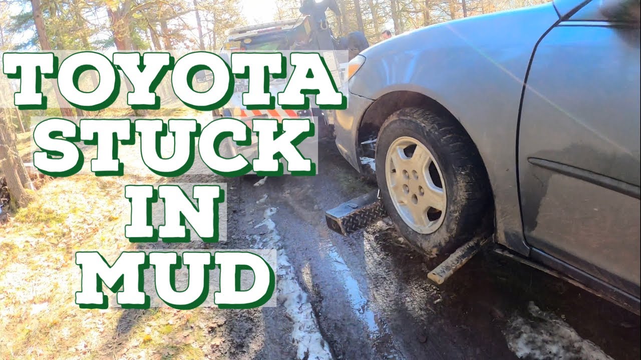 TOYOTA CAMRY SLID OFF MUDDY DRIVEWAY- TFTG Episode #30 - YouTube