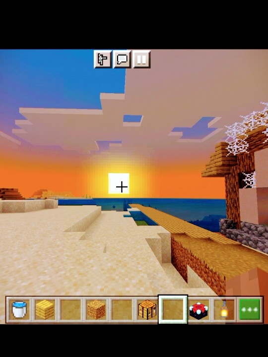 Sunset in minecraft - YouTube