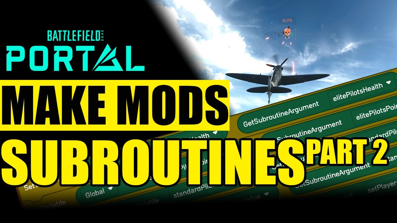 How to use SUBROUTINES in Battlefield 2042 Logic Editor Part 2 (Custom ...