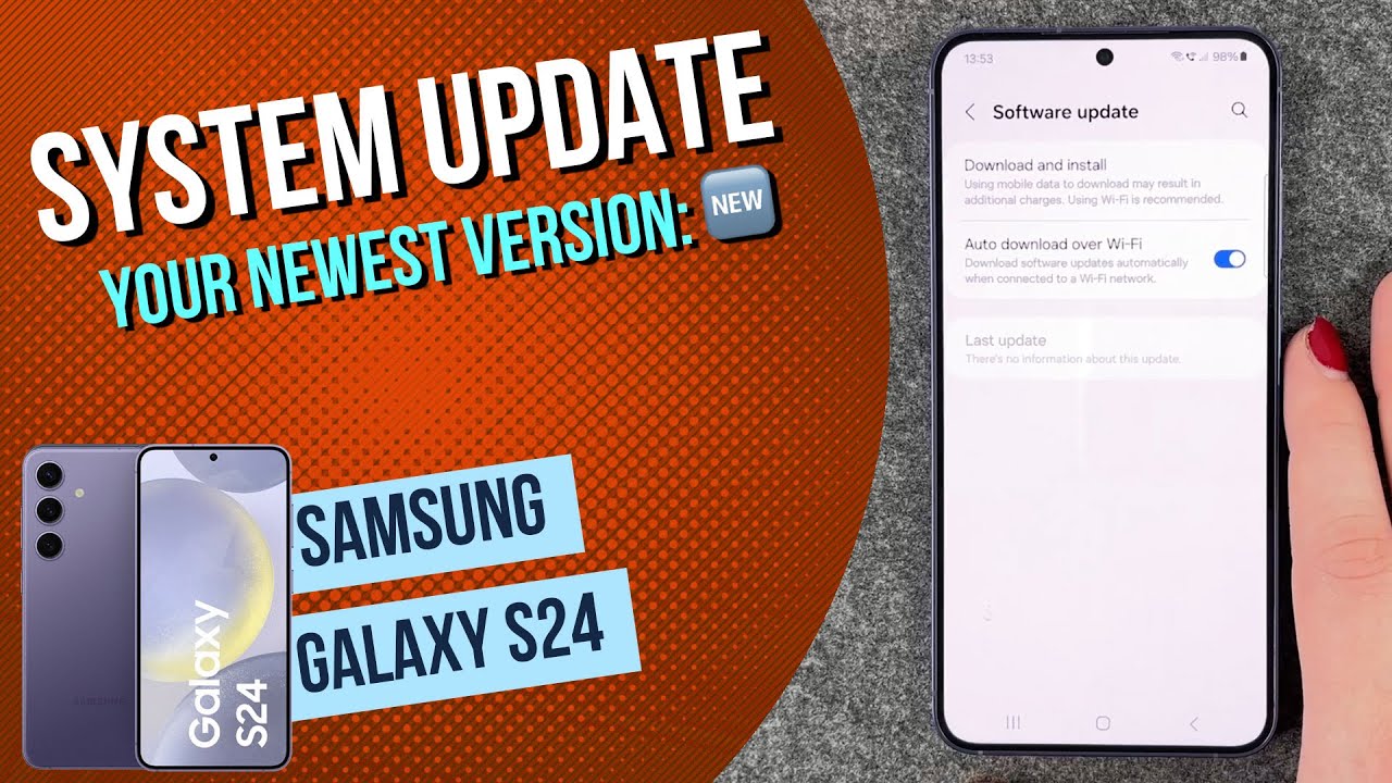 Samsung Galaxy S24 how to check for system updates - YouTube