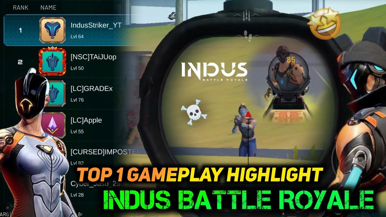 INDUS BR GAMEPLAY 😍 | INDUS BATTLE ROYALE | REGIONAL TOP 1 | HIGHLIGHTS ...