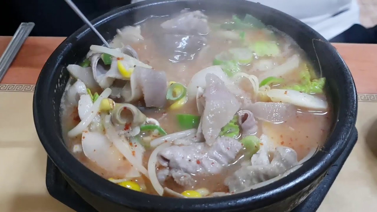 허영만식객/ 감초식당 순대국 / 제주식 순대 (jeju, korea, Street Food) / 1박2일 방영 / Sundae ...