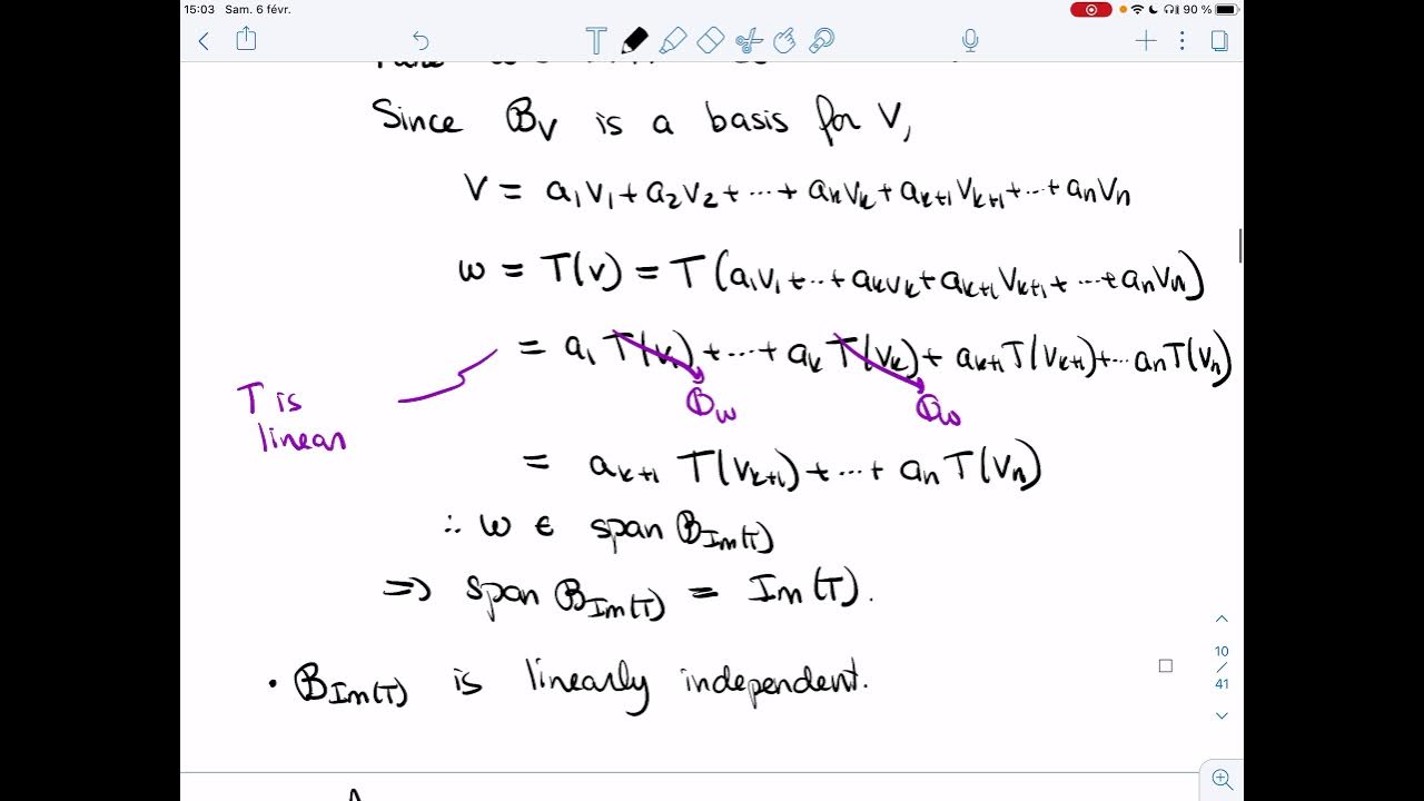 Linear Algebra 2 - 2.2.1 - Kernel and Image of Linear Transformations (Video 4) - YouTube