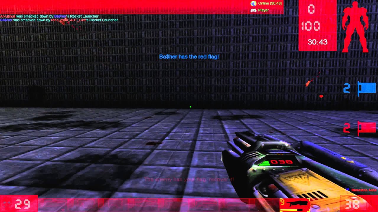 Unreal Tournament GOTY Rocket Launcher Only 1440p maxed graphics - YouTube