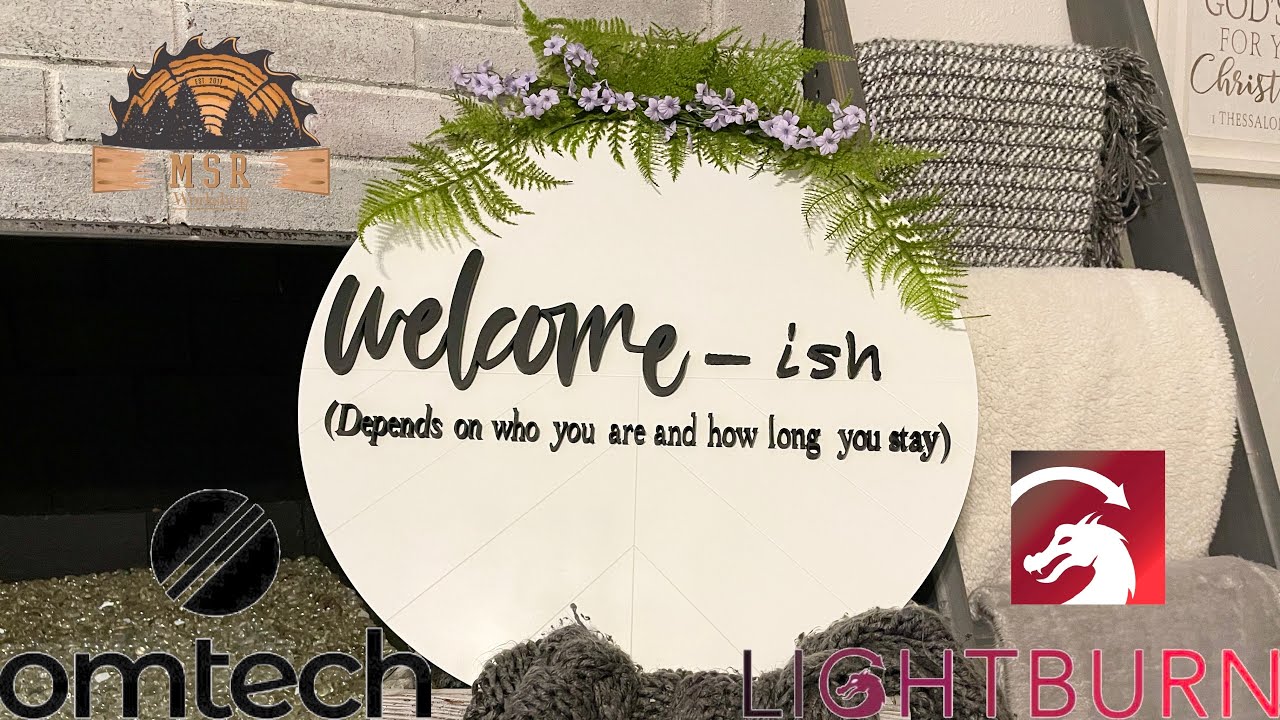 Laser Sign Backer Tutorial - YouTube