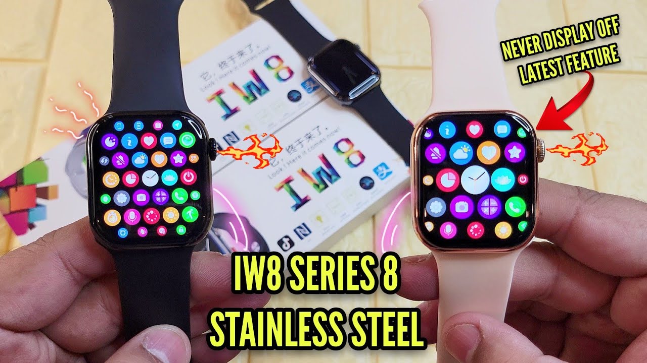 IW8 Series 8 Smartwatch | iW8 Stainless Steel Series 8 | Series 8 iW8 ...