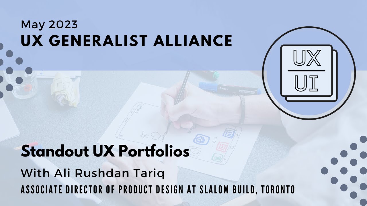 UXGA May 2023: Standout UX Portfolios - YouTube