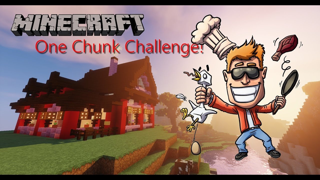 One Chunk Challenge! Mon appart sur minecraft! - YouTube