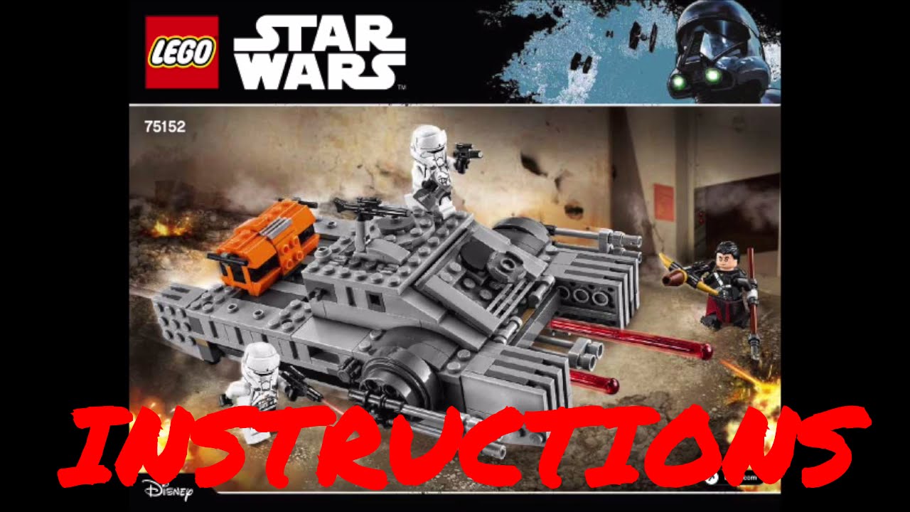 LEGO Star Wars 75152 IMPERIAL ASSAULT HOVERTANK Building Instructions ...