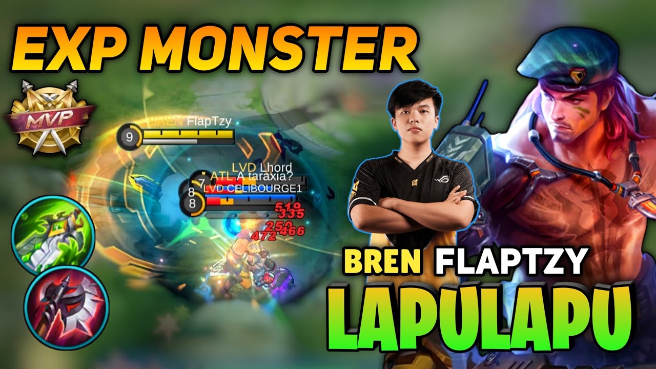 BREN FlapTzy Lapu Lapu EXP Lane Mosnter [ Lapu Lapu Best Build Top ...
