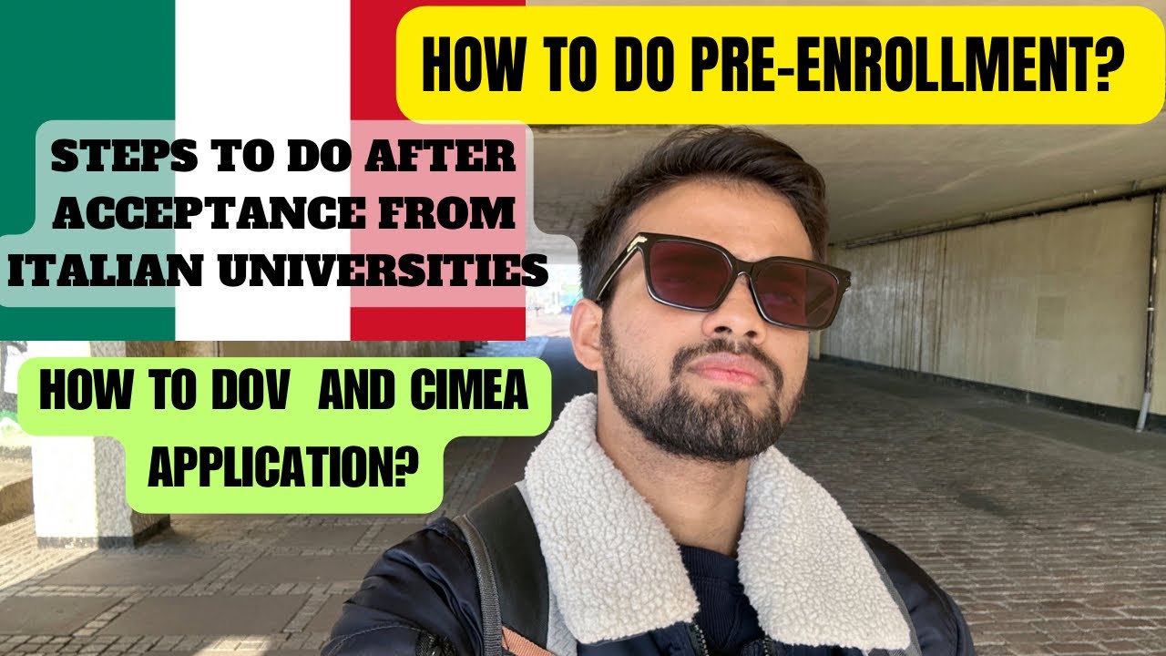 STEPS TO DO AFTER PRE- ACCEPTANCE LETTER 🇮🇹 !ITALIAN STUDY VISA 2024! # ...