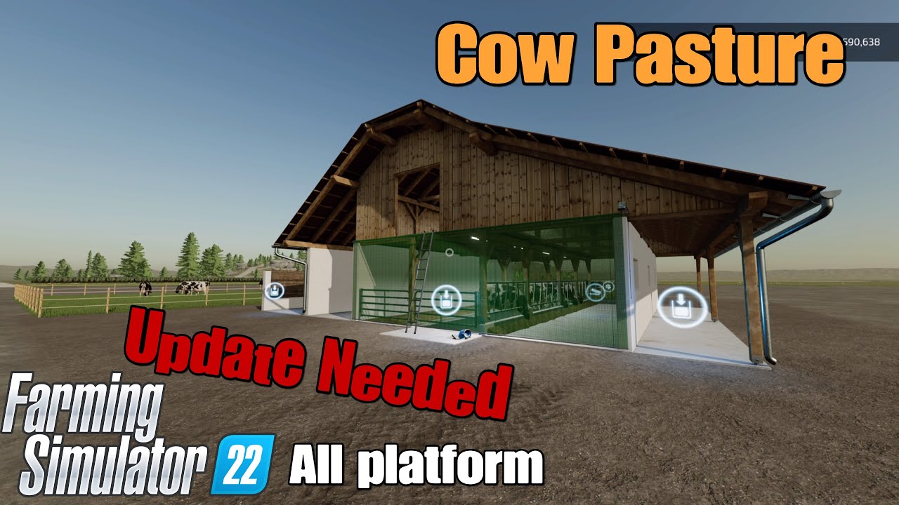 Cow Pasture / FS22 mod for all platforms - YouTube