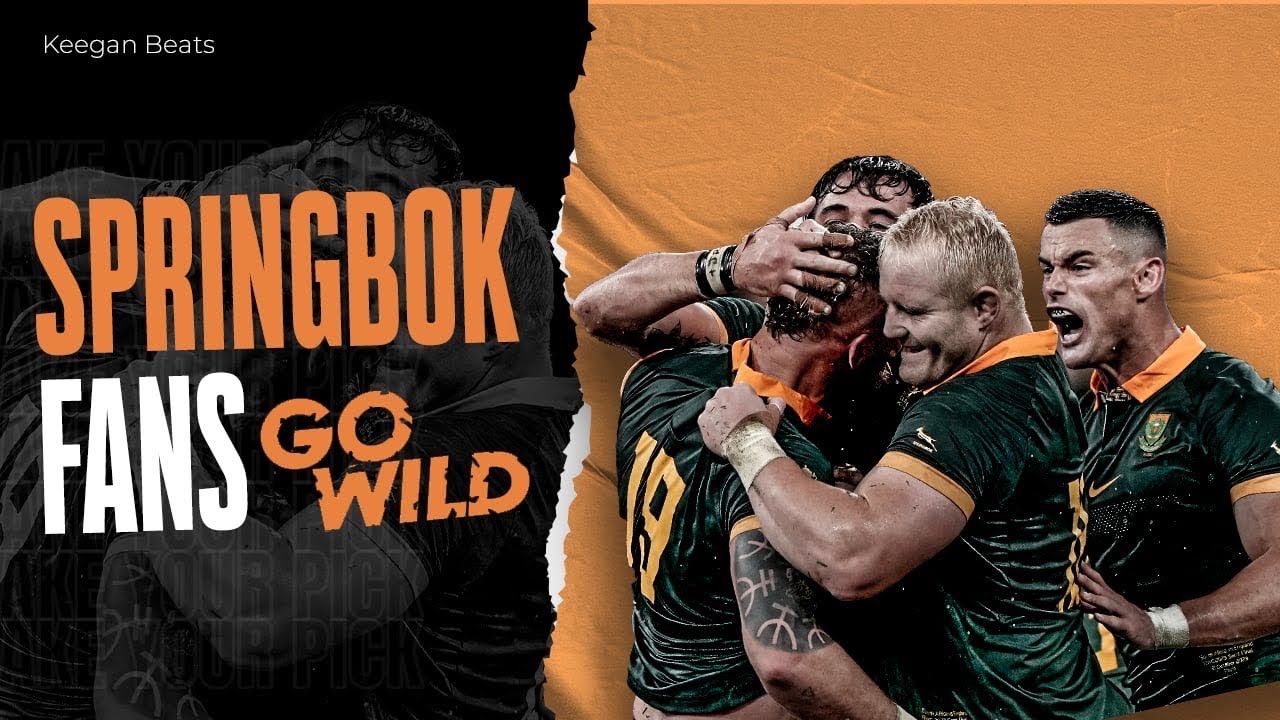 SPRINGBOK FANS Go Wild Crusaders Durban | Historic Crusaders vs ...