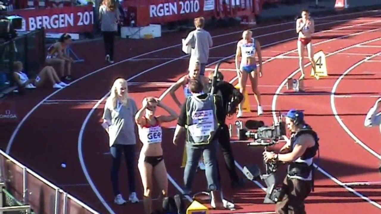 400m Frauen Team EM Bergen mit Esther Cremer European Team ...