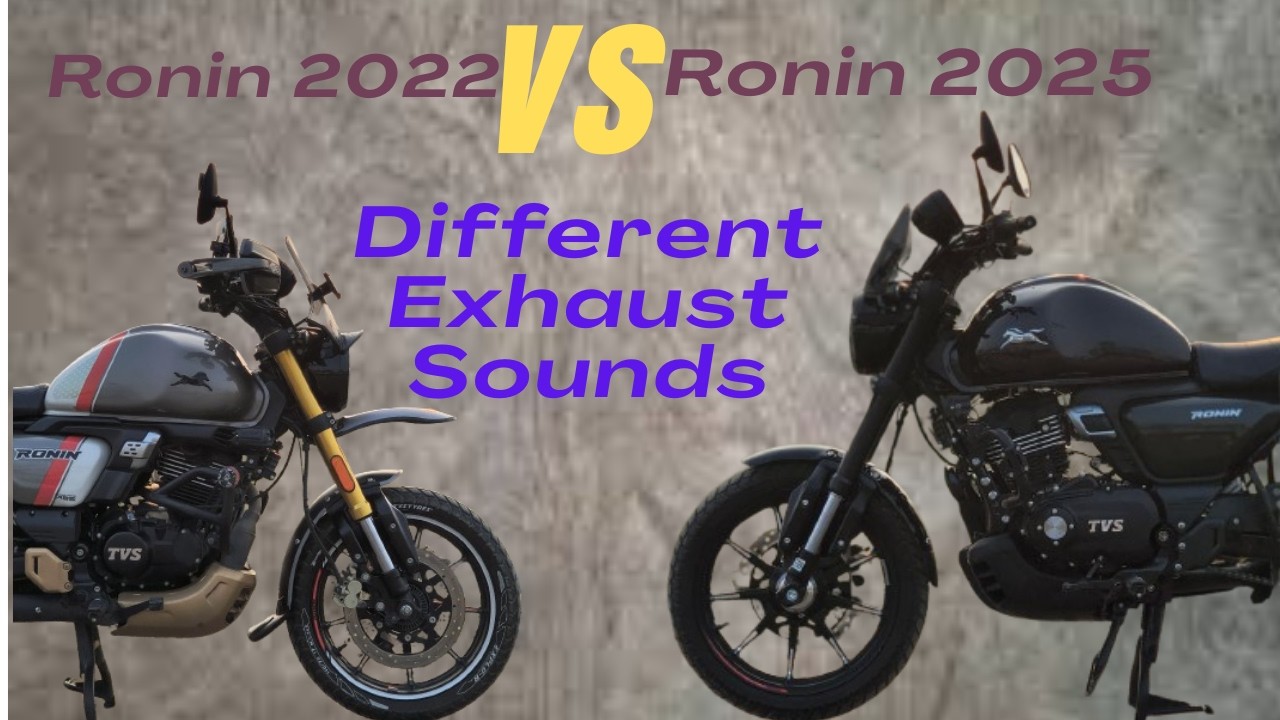 Ronin 2022 and Ronin 2025 has different Exhaust sound | REV IT WITH ...