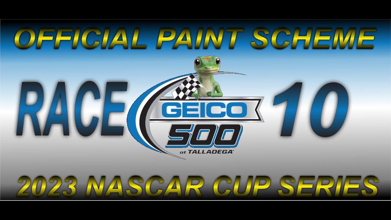 Paint Scheme Geico 500 at Talladega SuperSpeedway - YouTube