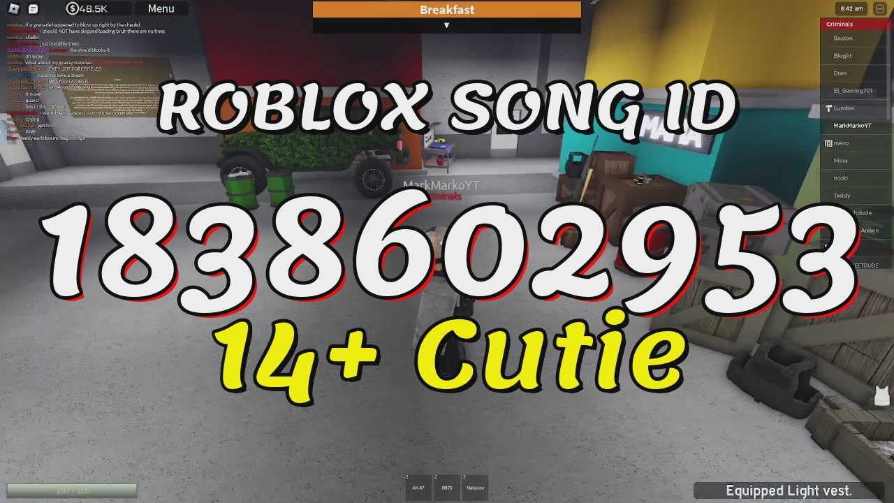 14+ Cutie Roblox Song IDs/Codes - YouTube