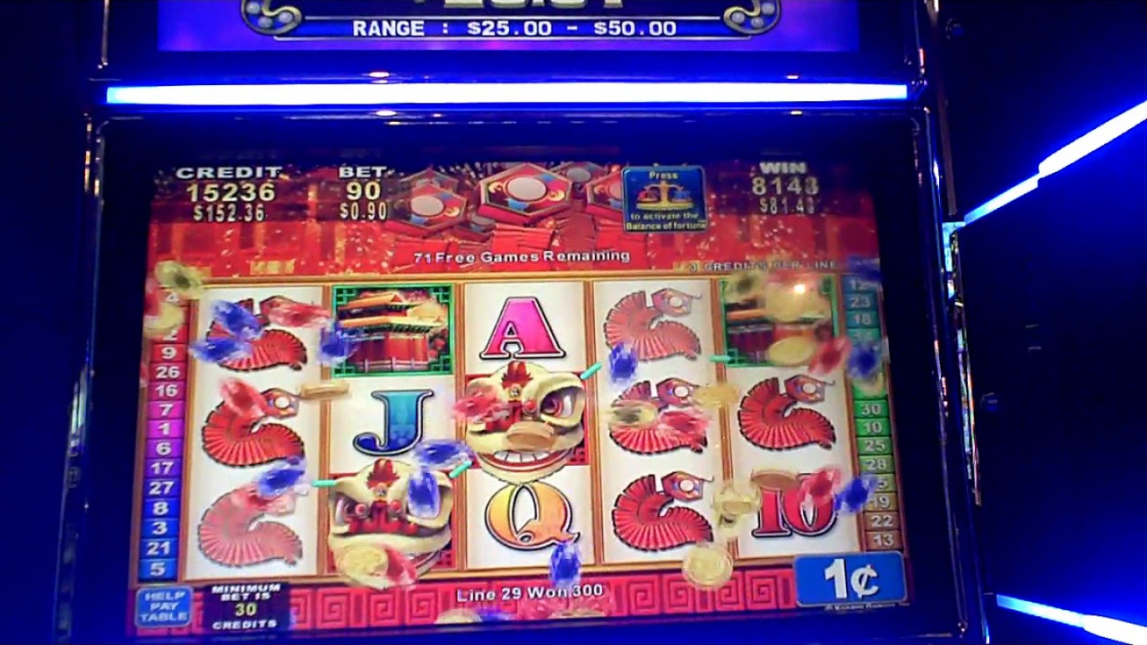 Lion Festival Slot Machine GIGANTIC WIN Bonus - YouTube