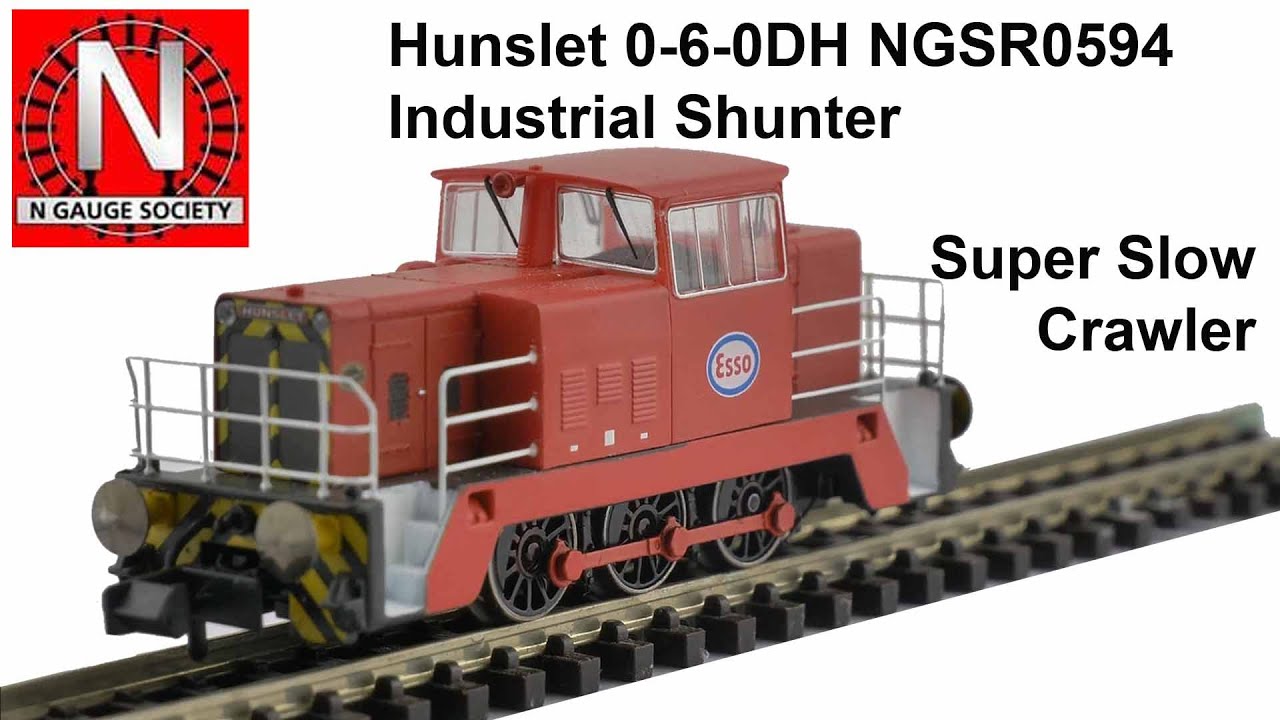 N Gauge Society Hunslet 0-6-0 Industrial Shunter NGSR0584 ESSO red ...