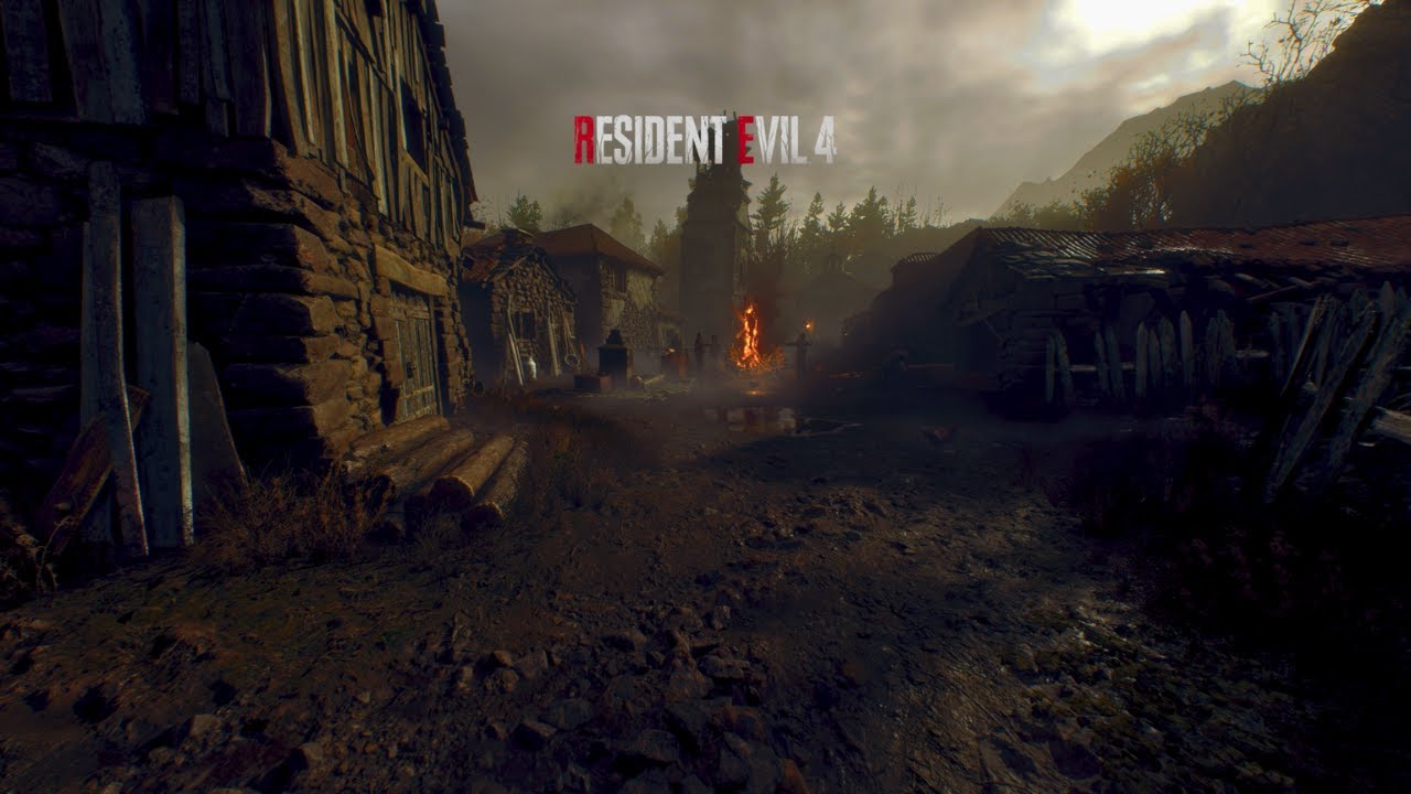 Resident Evil 4 Remake - First village fight - YouTube