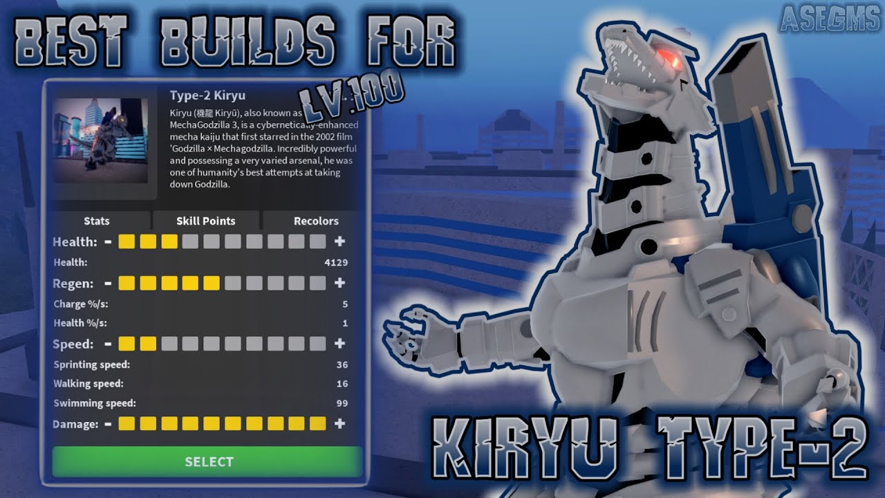 Best Builds for Type 2 Kiryu - Kaiju Universe - YouTube