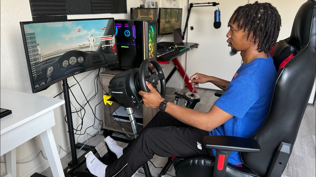 Building My First Budget Racing Simulator - YouTube