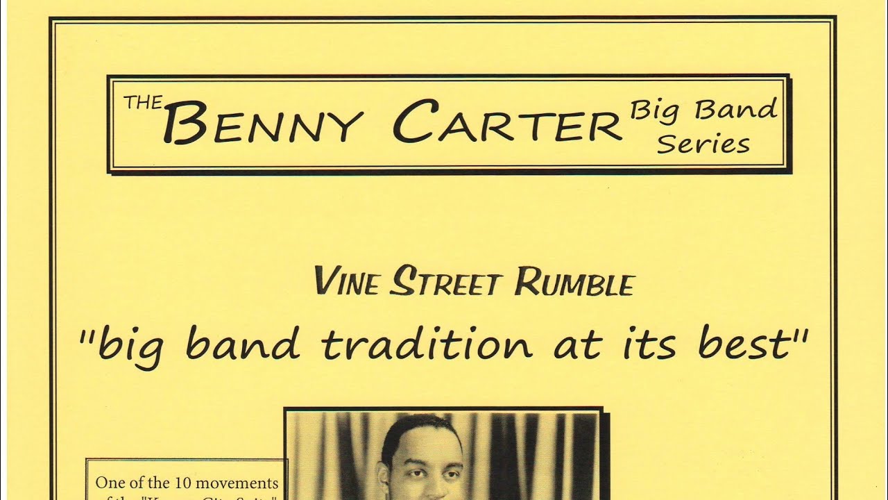 Vine Street Rumble Count Basie Orchestra Drum Cover Arranged by Benny ...