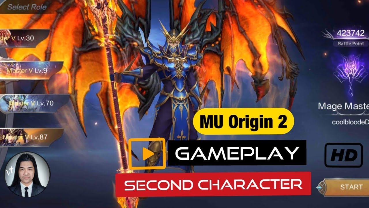 MU Origin II Mage Master New Skins if Wings and Mount - YouTube