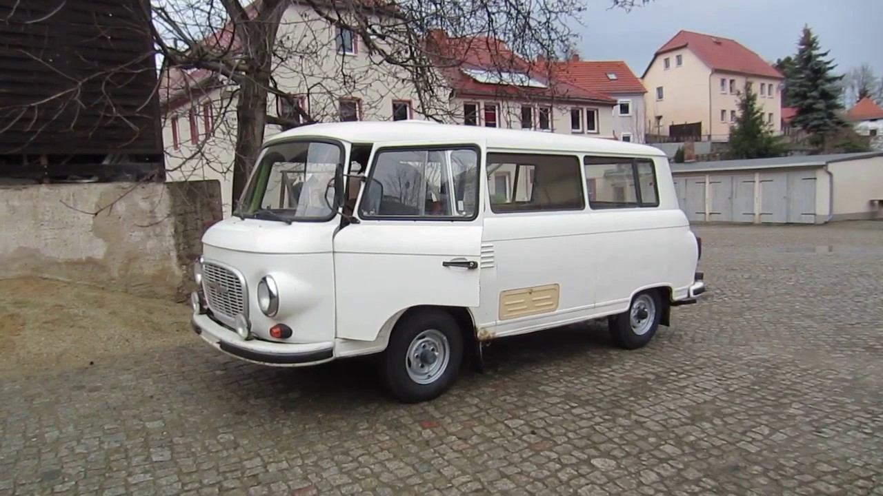 Barkas B1000 vor der Restaurierung - YouTube