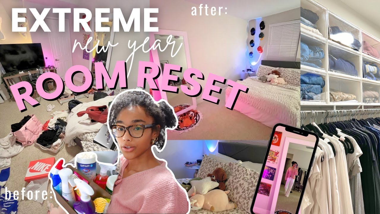 Ultimate Room Glow-Up | new year deep clean & reset - YouTube
