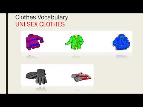 Clothes vocabulary and Possessive Pronouns - YouTube