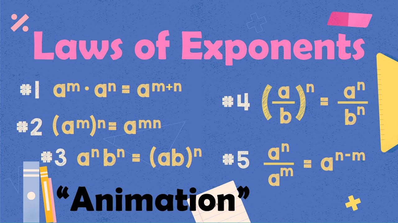 LAWS OF EXPONENT Mathematics Animation YouTube laws-of-exponent-mathematics-animation-youtube