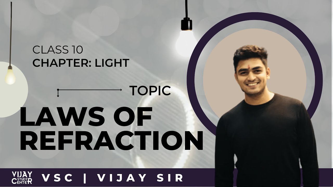 Laws of Refraction of Light | Light: Reflection And Refraction | Class ...