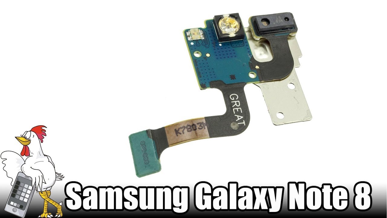 Guía del Samsung Galaxy Note 8: Cambiar placa con módulo flash y ...