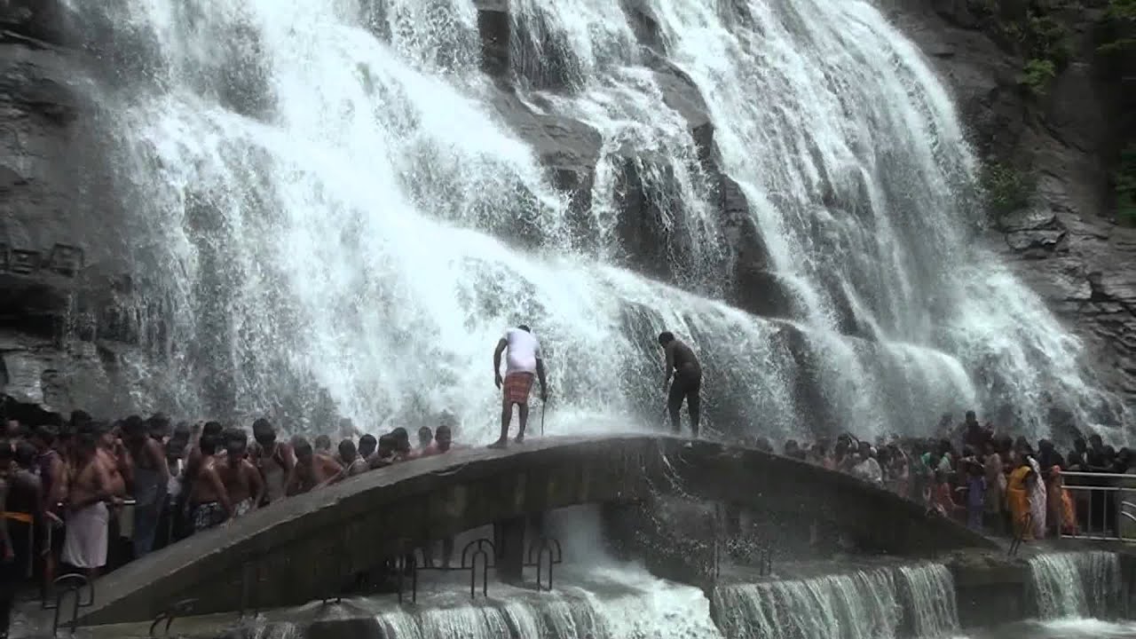 Coutralam Main Falls - Part 2 - YouTube