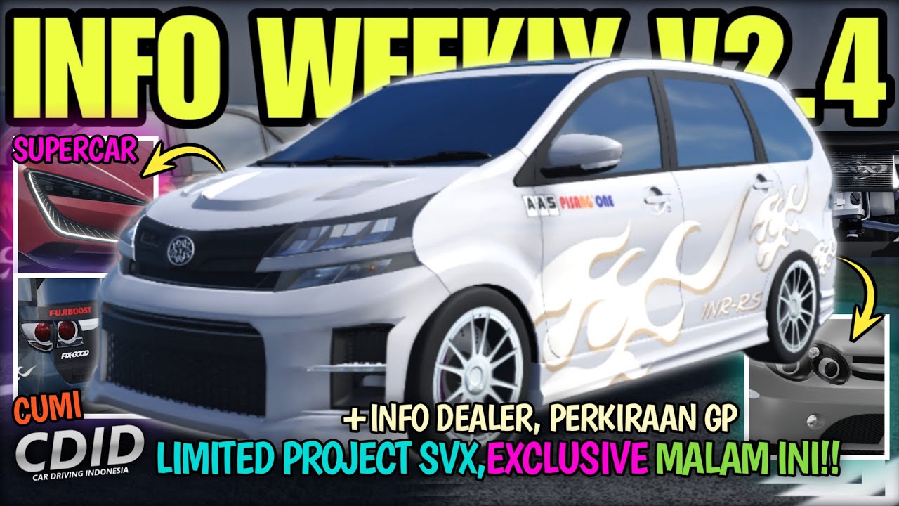 LIMITED BARU SVX TUNED CUMI, EXCLUSIVE, MINIGAME INFO UPDATE WEEKLY #3 ...
