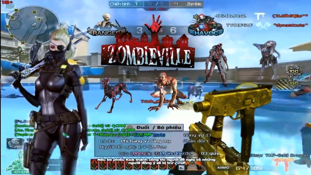 CROSSFIRE VN: F11 F11 F11 - DUAL TMP GOLD BLACK DRAGON - QUAY LỤC D.E ...