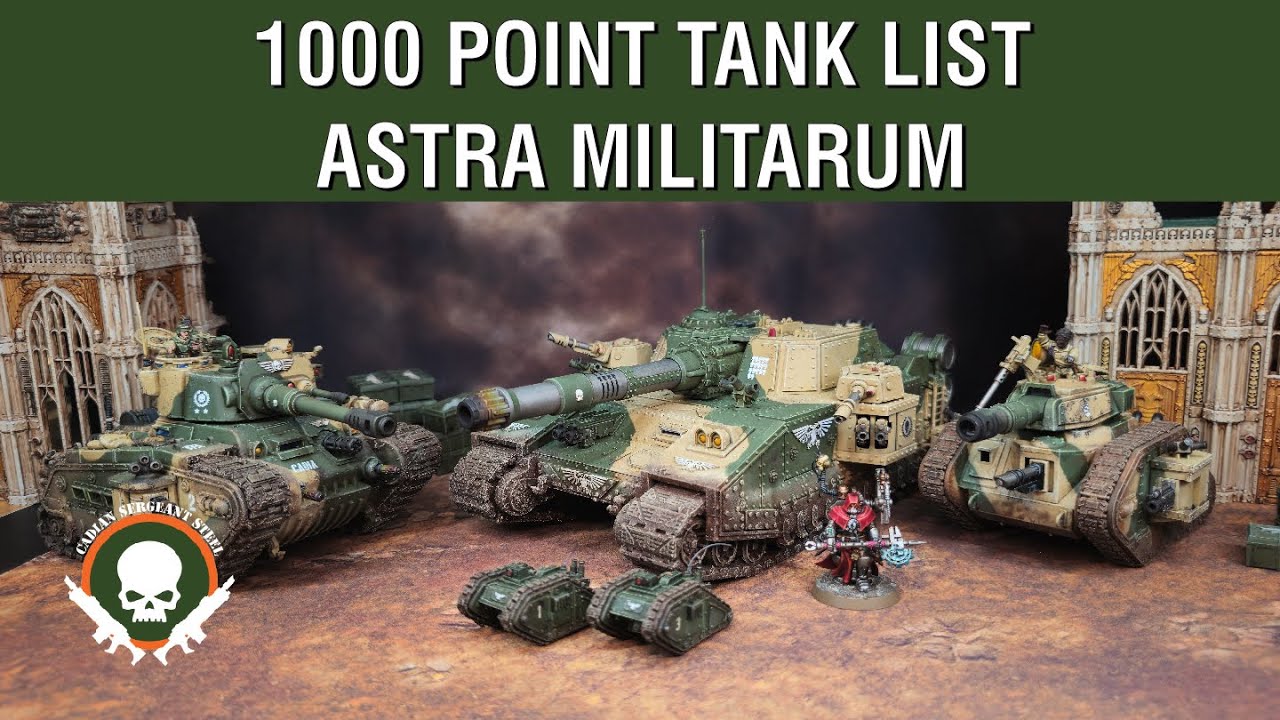 List Review: 1000 Point Tank List - Vehicles of all Sizes! - YouTube