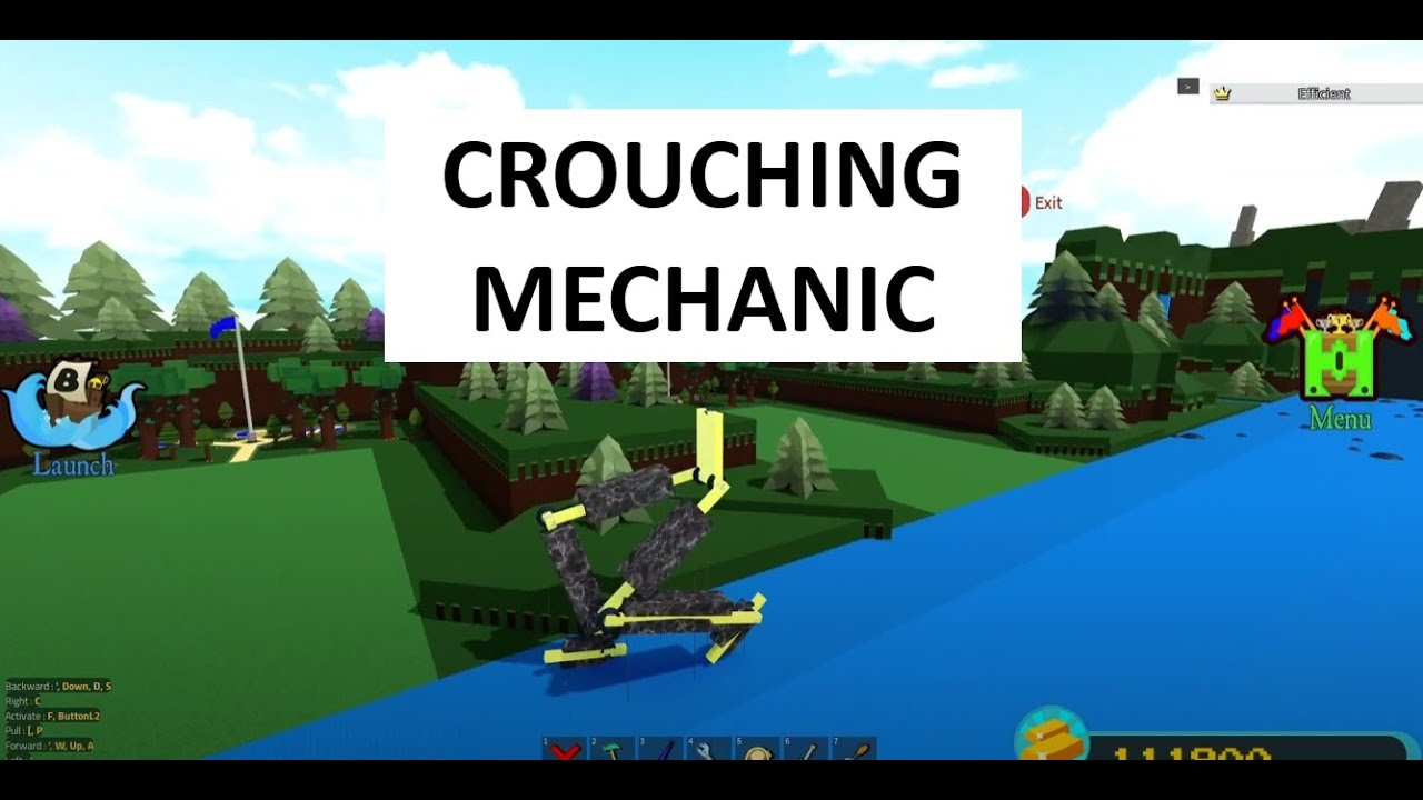 How to make a walking mech crouch - YouTube